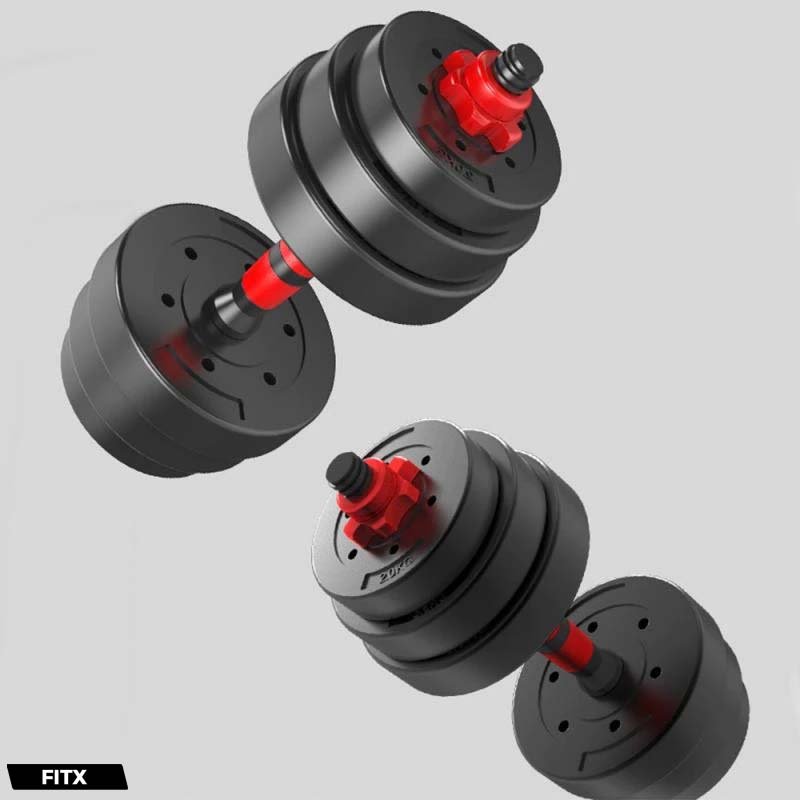 Portativ Qantel və Qrif Dəsti (Dumbbells Barbell Set) - Fitx.az