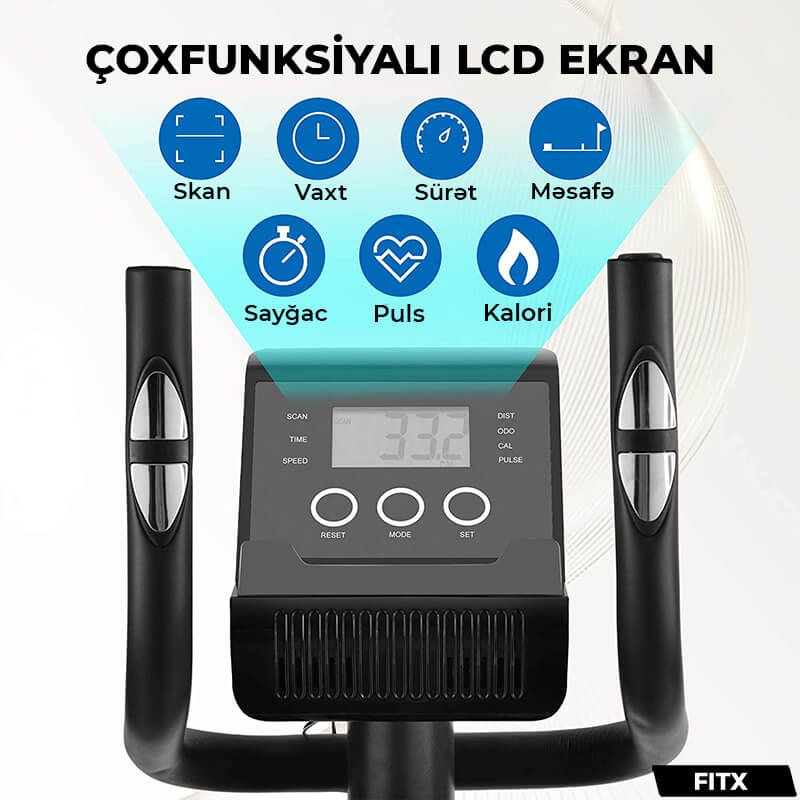 VolksGym Cross Trainer VG-51S Velo Xizək - Fitx.az