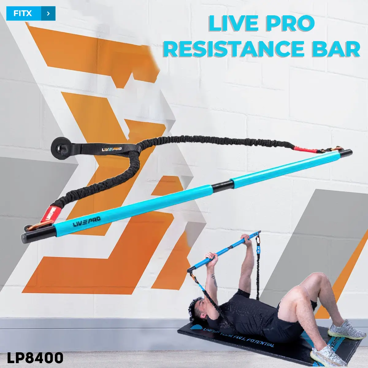 Live Pro Resistance Bar Müqavimət Qrifi (Pilates Çubuğu) - Fitx.az
