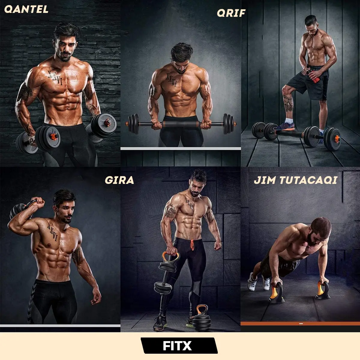 Qantel, Qrif Gira və Jim Tutacağı Dəsti (MF-0603) - Fitx.az