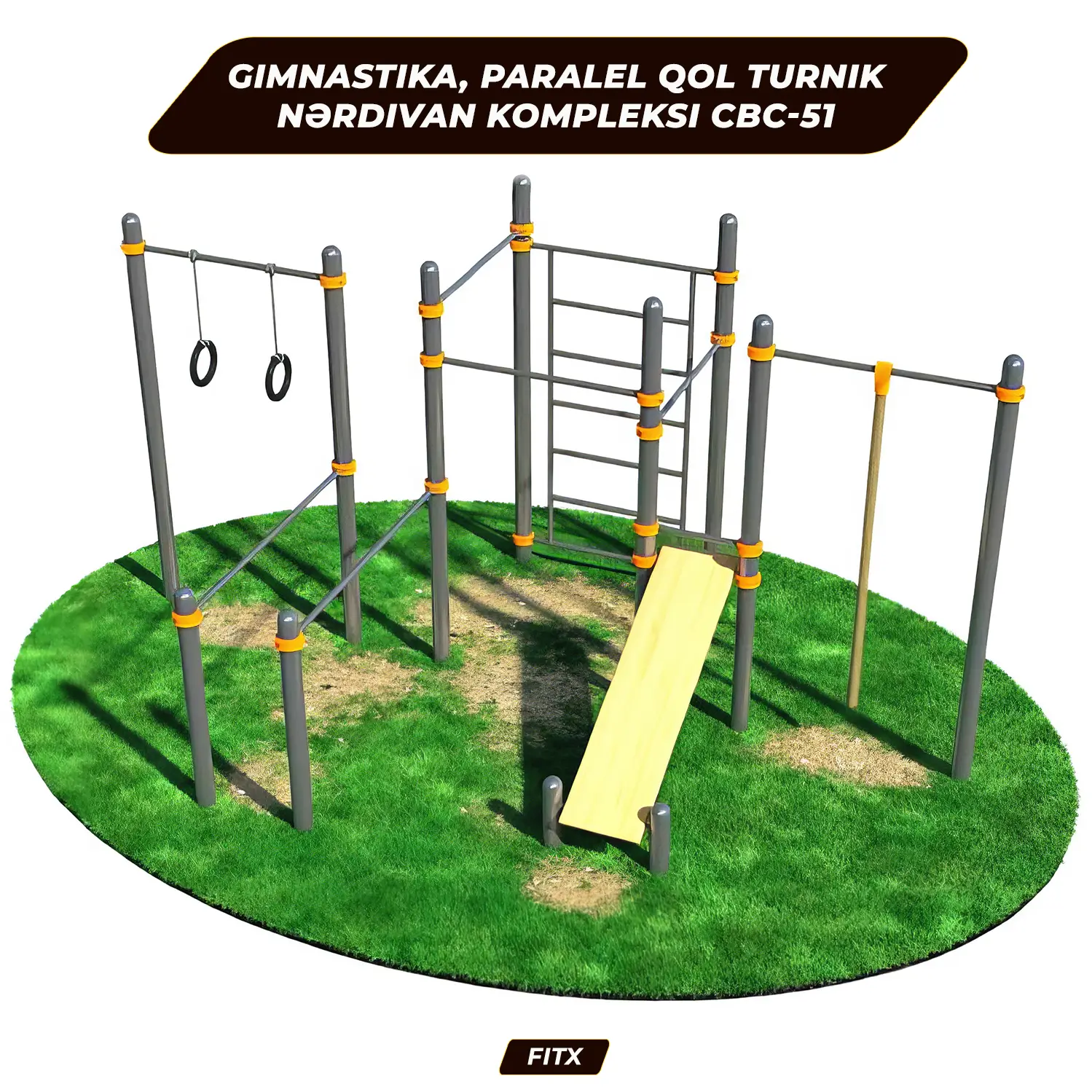 Gimnastika, Paralel Qol Turnik Nərdivan Kompleksi CBC-51 - Fitx.az