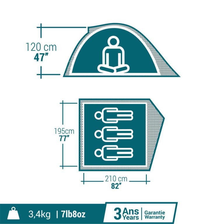 Quechua MH100 Kamp Çadırı - Fitx.az