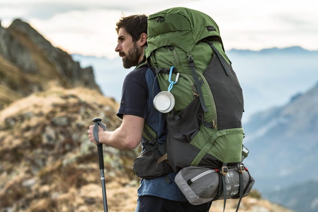 Forclaz TREKKING Backpack Trek 500 70+10 Gəzinti Çantası - Fitx.az