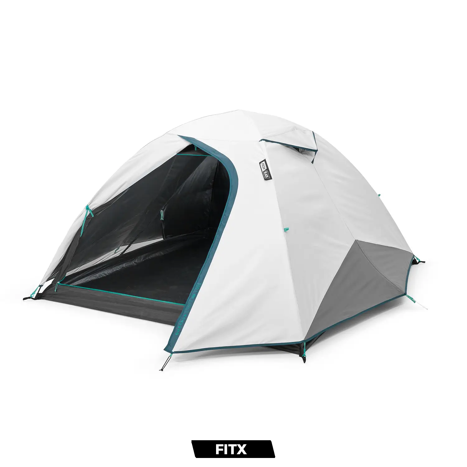 QUECHUA MH100 Fresh & Black 3 Nəfərlik Kamp Çadırı - Fitx.az