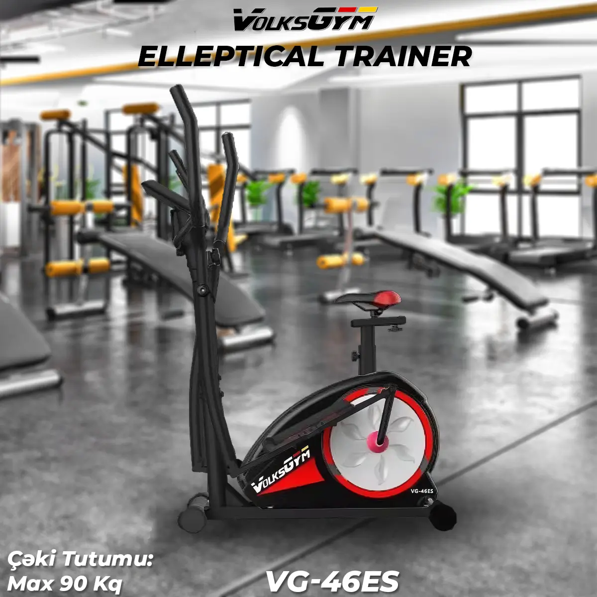 Volksgym VG-46ES Cross Trainer Elliptik Xizək - Fitx.az
