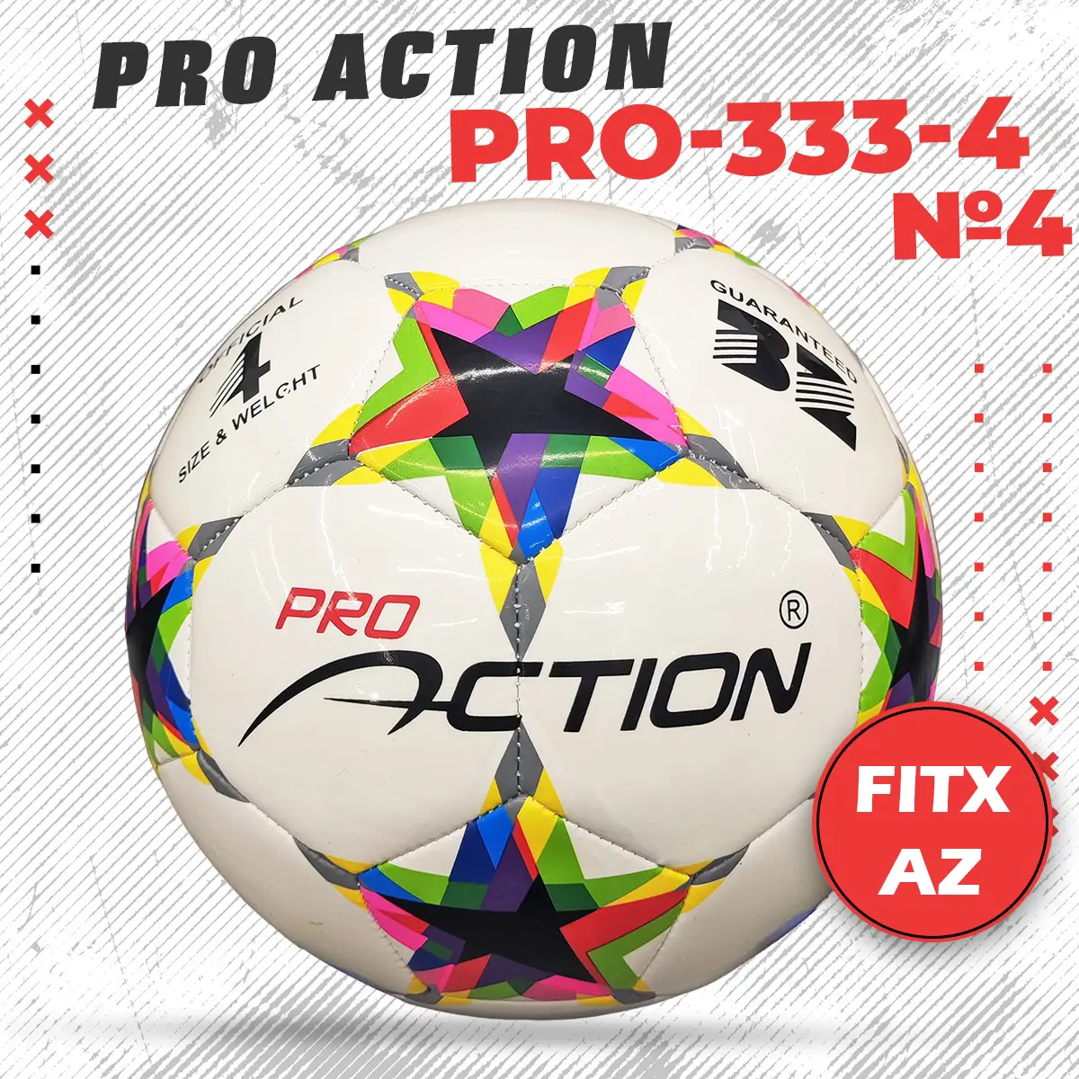 Pro Action PRO-333-4 Futbol Topu №4 - Fitx.az