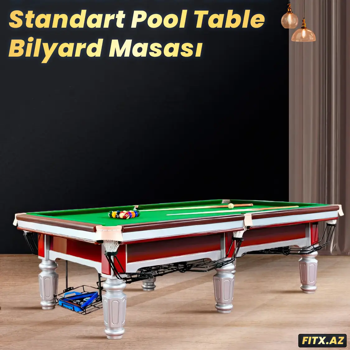 Standart Pool Table Bilyard Masası (Бильярдный Стол) - Fitx.az