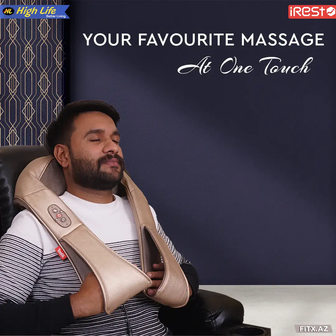 iRest SL D180 Highlife Rechargeable Shoulder Massager Masaj Aləti - Fitx.az